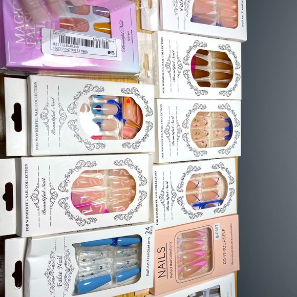 SHEIN | Makeup | Shein Press On Manicure Nails Bundle | Poshmark